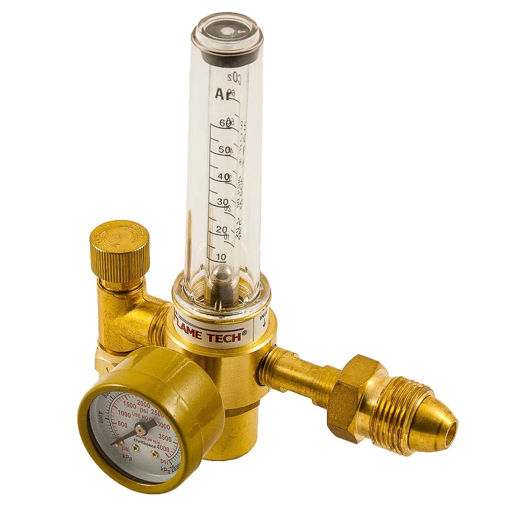 Victor Style Argon/Co2 Flow Meter, 0-60SCF (CGA-580)