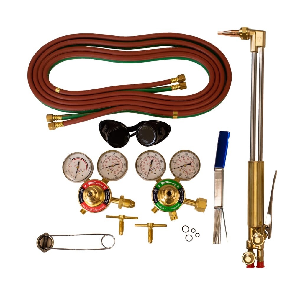 Oxy/Acetylene Kit, 350 Series Heavy-Duty, Straight Torch Kit, 21 inch