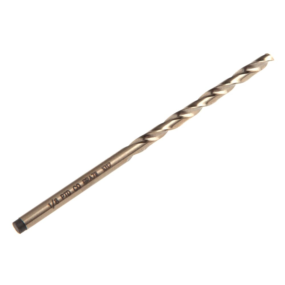 8 Percent Cobalt Drill Bit, 135 Degree Split Point, 1/8 in
