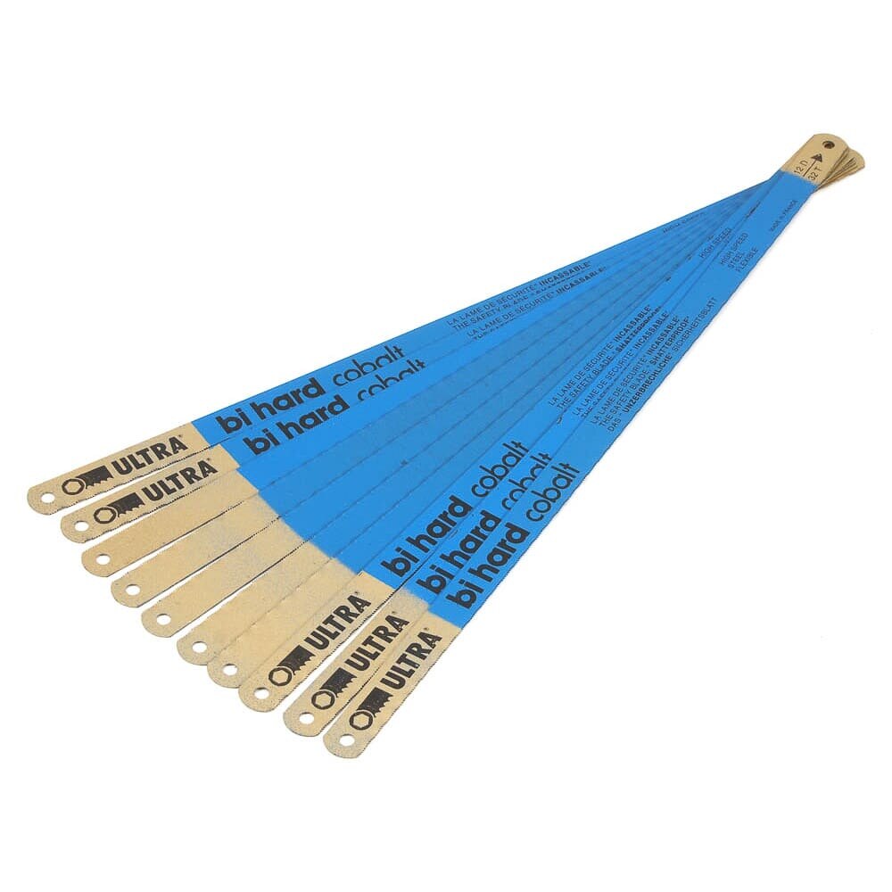 Cobalt Bi-Metal Hacksaw Blade, 12 x 32 Tooth, 10-Pack