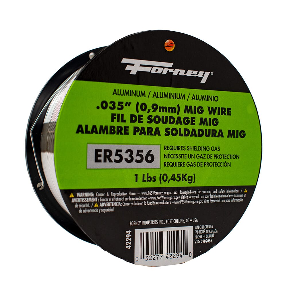 ER5356, Aluminum MIG Welding Wire, .035 in x 1 Pound