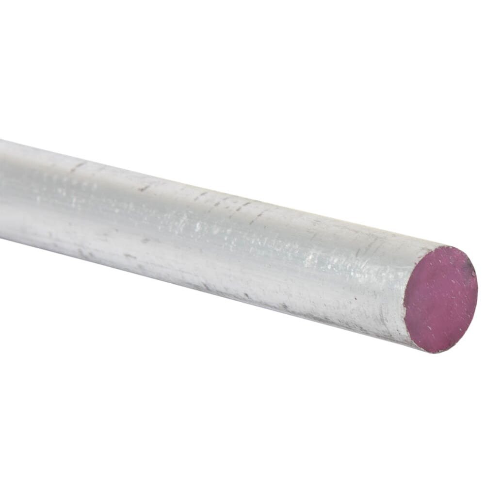 Aluminum Round Rod, 1/2 in x 4ft