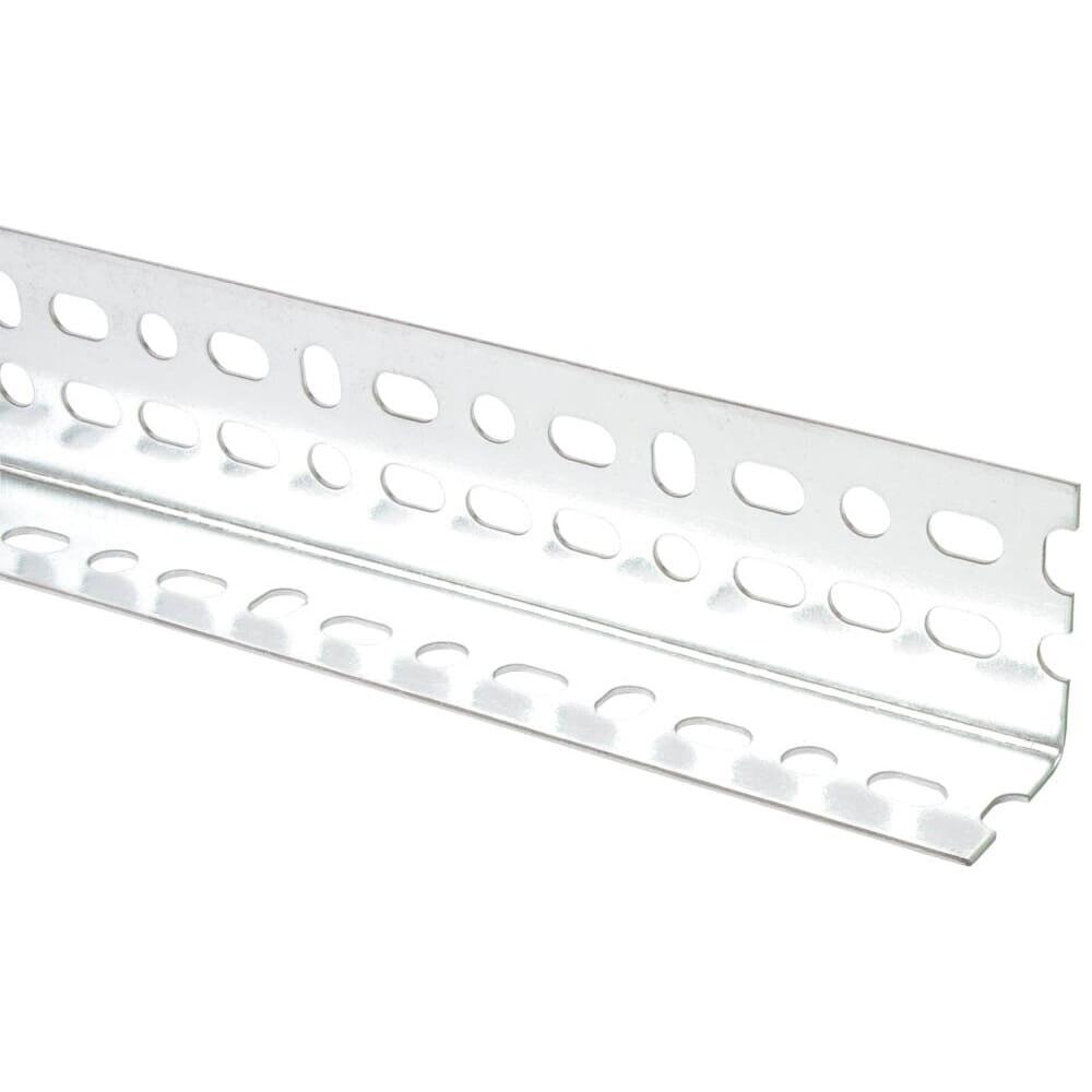Slot Angle Plated, 1-1/2 in x 1-1/2 in x 3ft