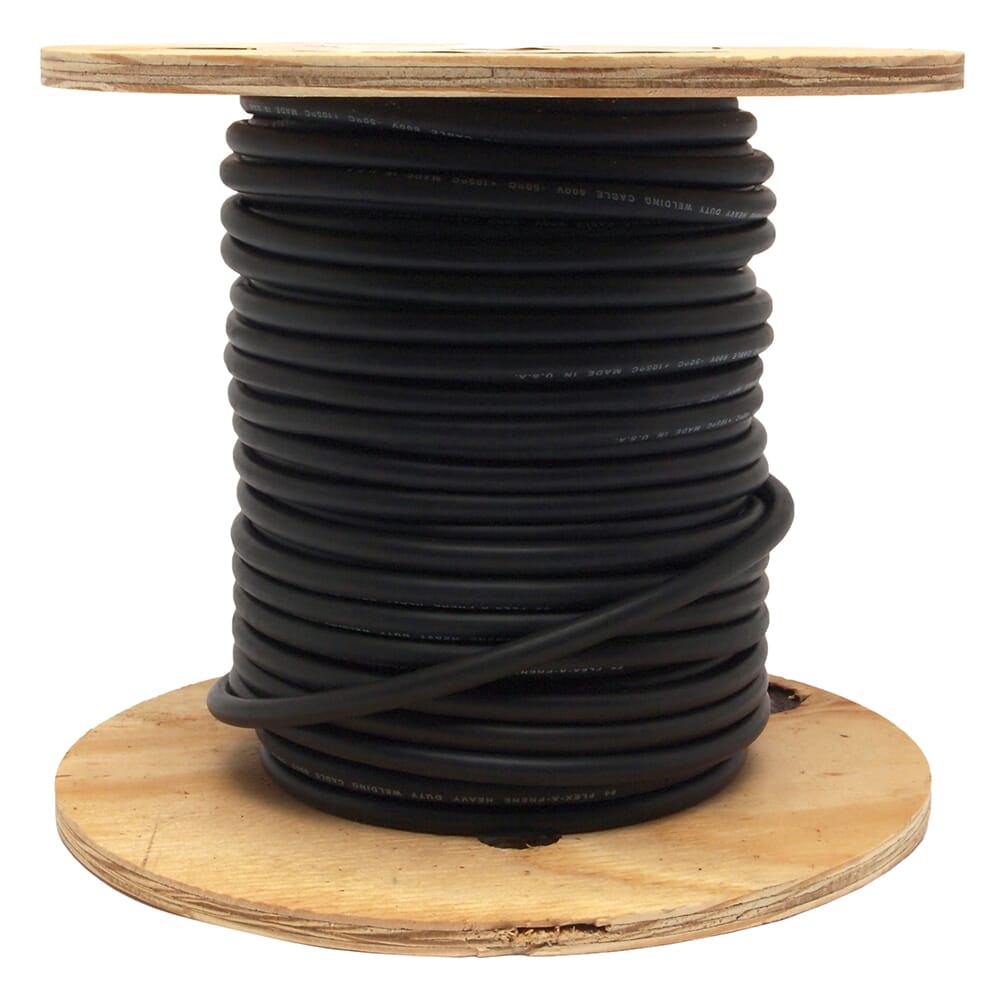 Welding Cable, Number 4, 125ft Reel (Full Reel- Priced by the Foot)