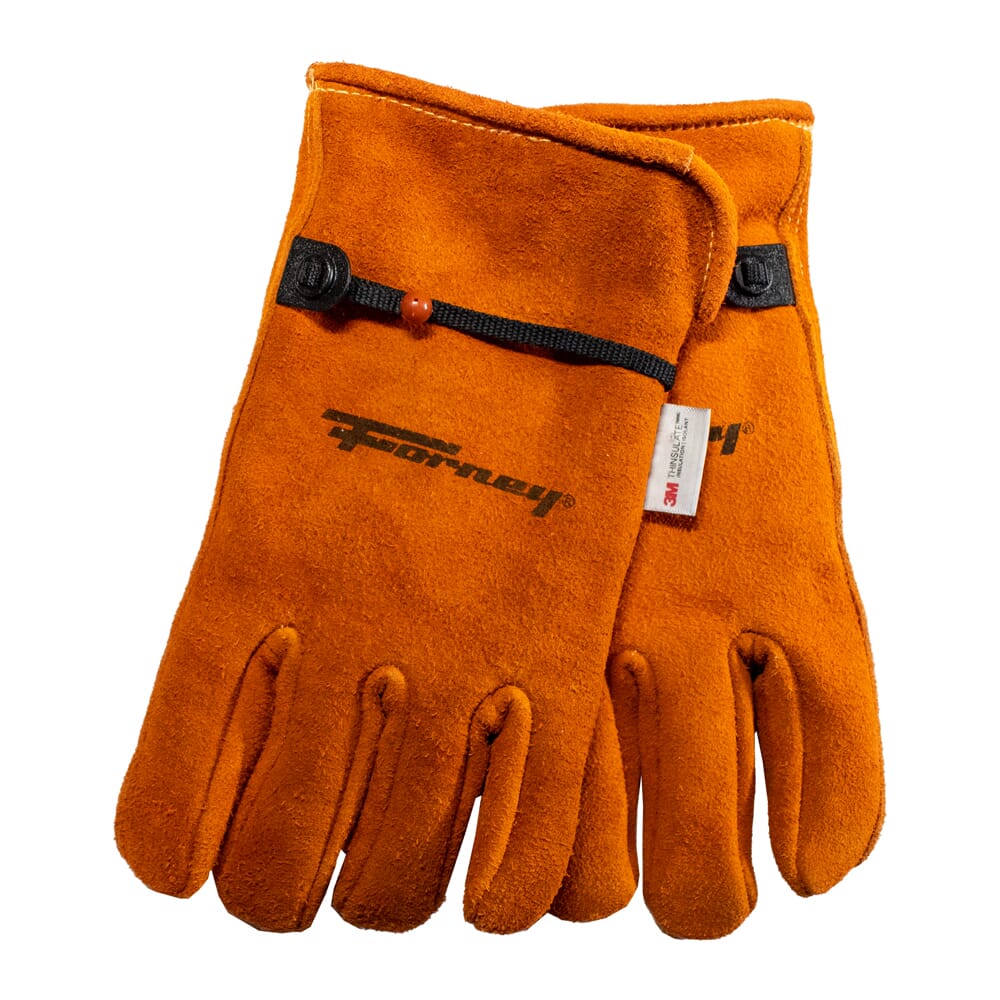 Suede Deerskin Leather Lined Driver Work Gloves (Men's XL)