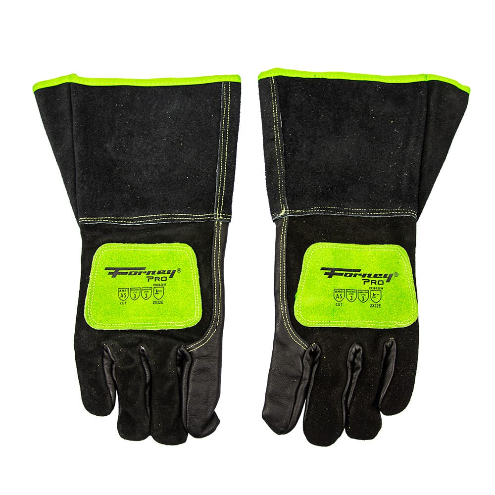 Forney PRO Cut A5 MIG/TIG Goatskin Welding Gloves, Size Small