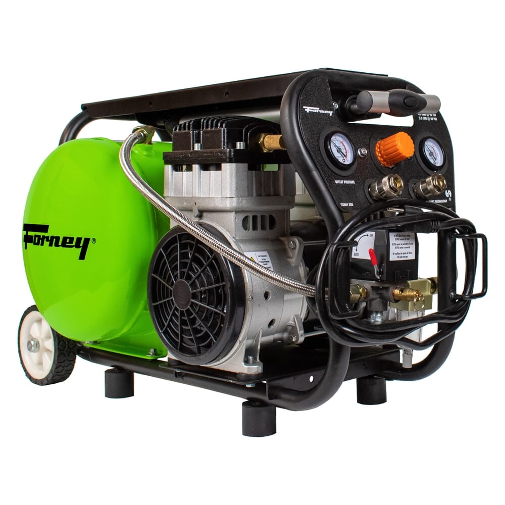Fornair® 2.0 HP, 4 Gal, Oil-Free Air Compressor, 120 PSI, 4.5 CFM