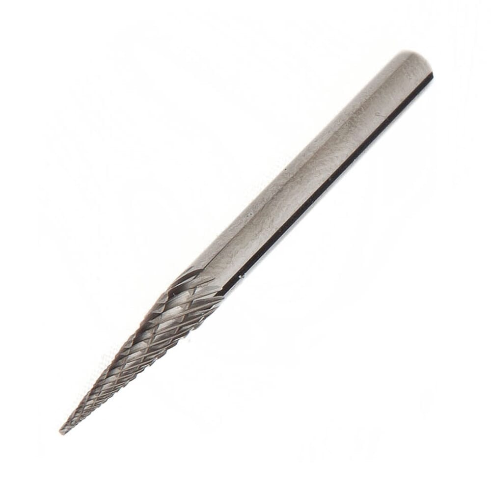 Tungsten Carbide Burr, 1/8 in Taper Pointed (SM-42)