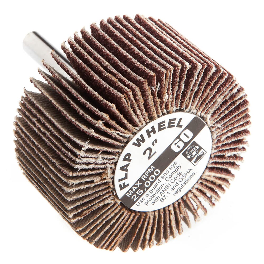 Flap Wheel, Shank Mounted, 2 in x 1 in