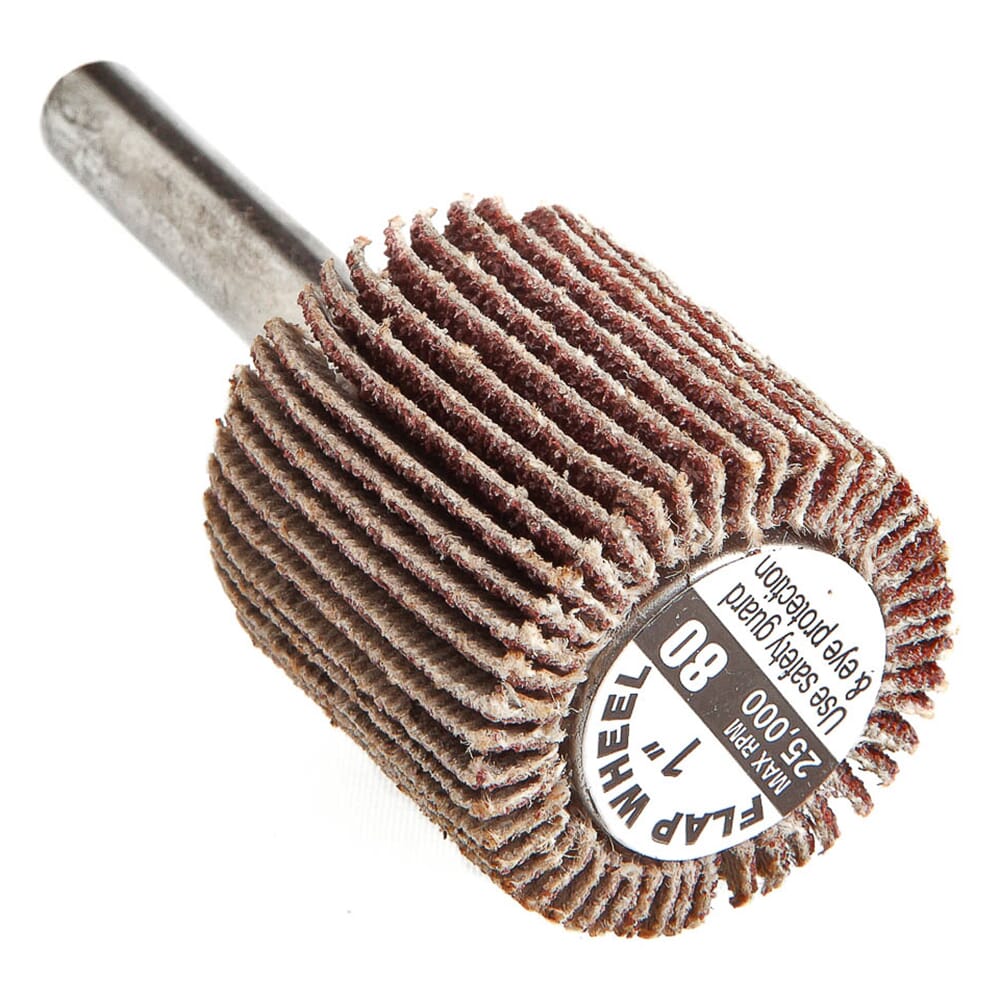 Flap Wheel, Shank Mounted, 1 in x 1 in