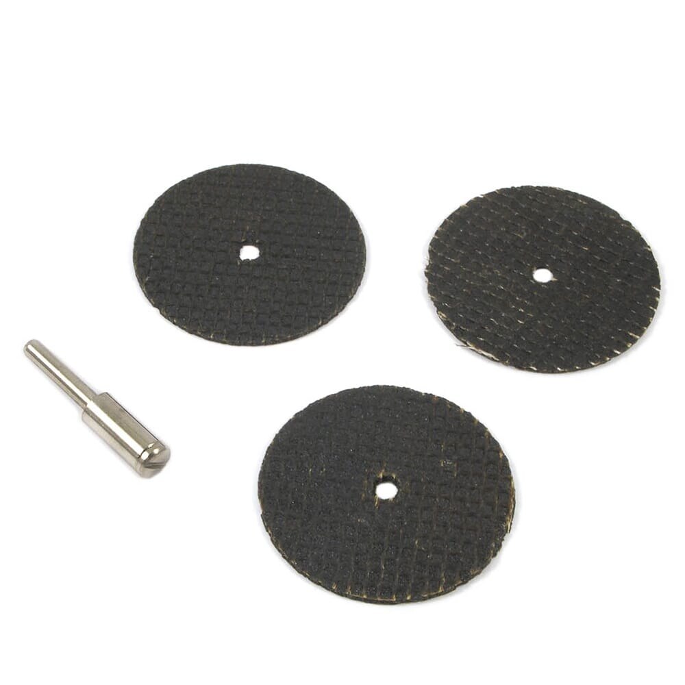 Cut-Off Wheel Kit, 1-1/2 in with 1/8 in Mandrel, 4-Piece