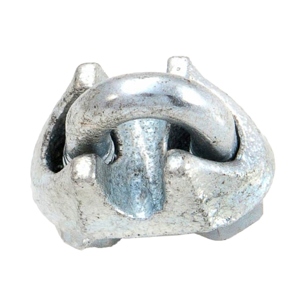 Wire Rope Clips, Zinc-Plated, 1/8 in