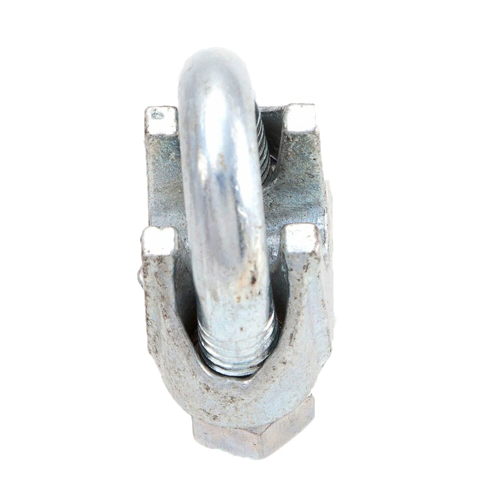 Wire Rope Clips, Zinc-Plated, 3/8 in