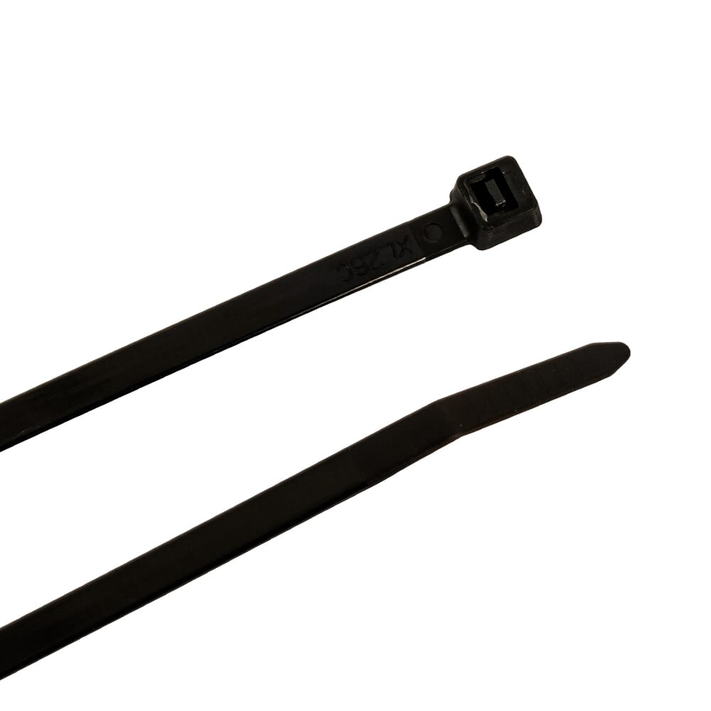 Cable Ties, 8 in Black Standard Duty, 100-Pack