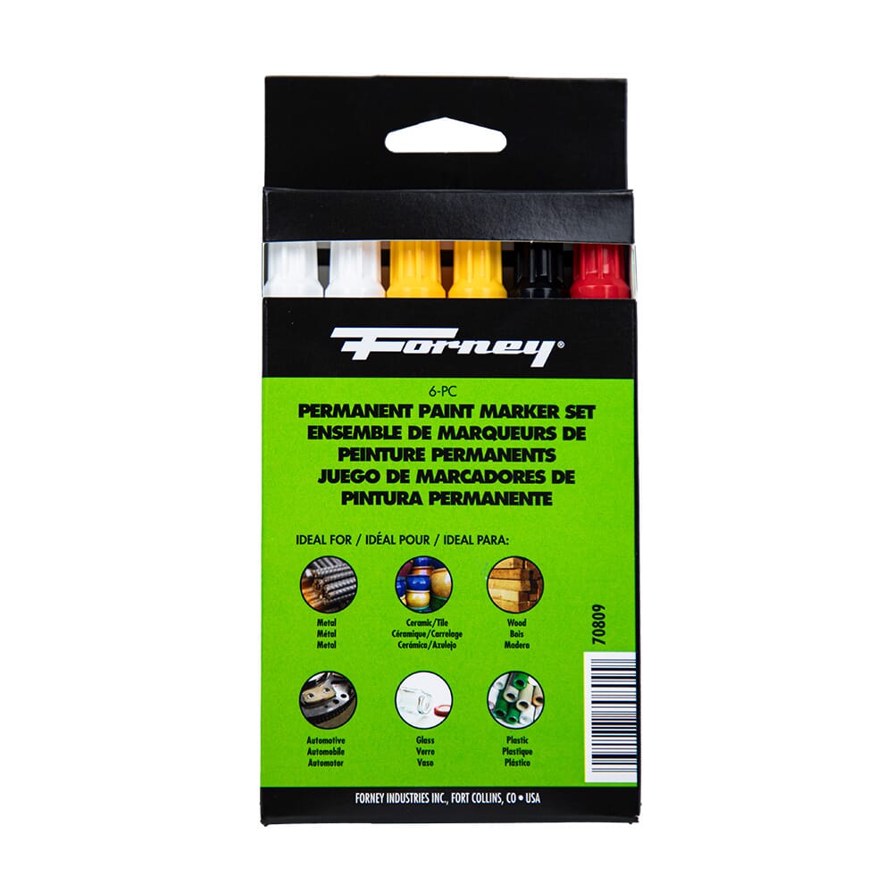 Paint Marker Kit, 6-Pack