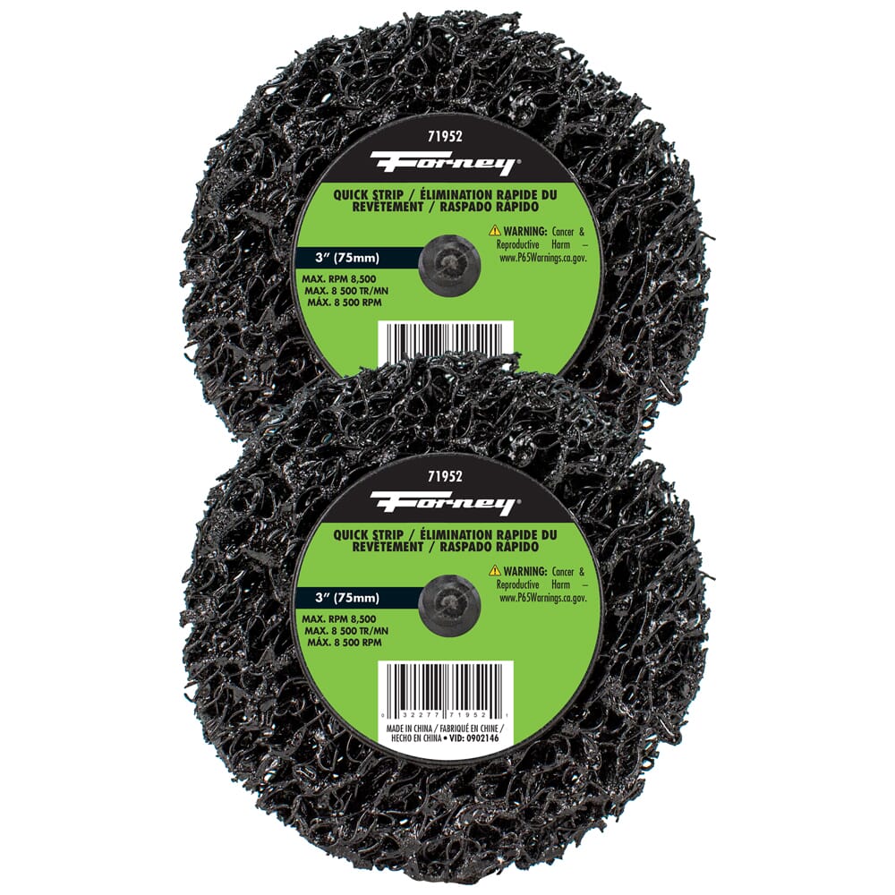 Quick Change Stripping Disc, 3 in (2-Pack of Forney 71952)
