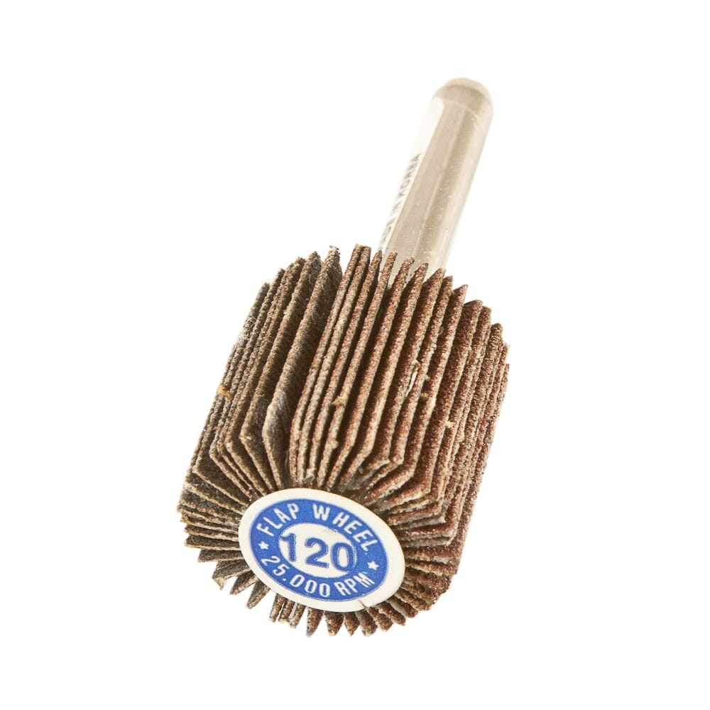 Flap Wheel, Shank Mounted, 1 in x 1 in