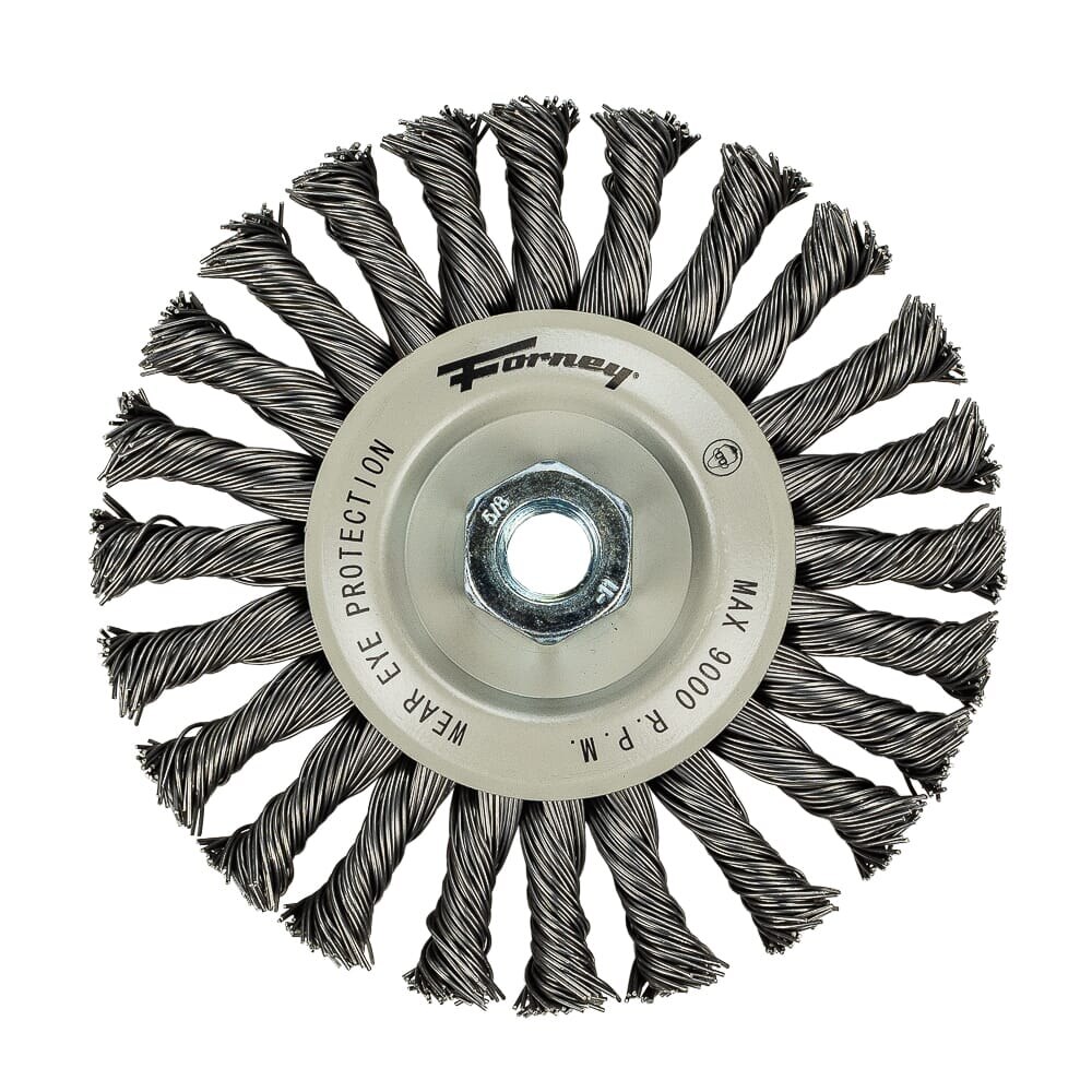 Command PRO Wire Wheel, Knotted, 6 in x .032 in x 5/8 in-11 (Discontinued)