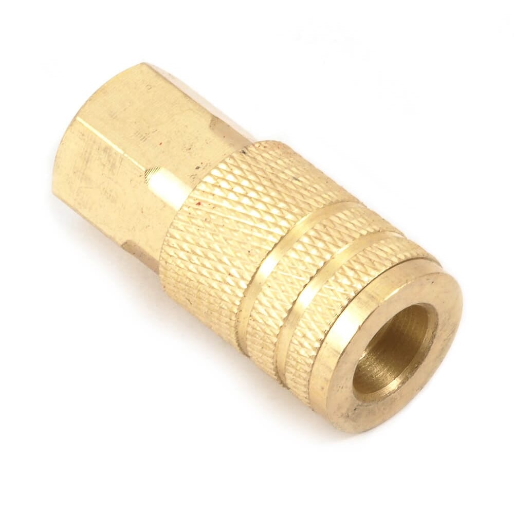Industrial/Milton Style Coupler, 1/4 in x 1/4 in FNPT