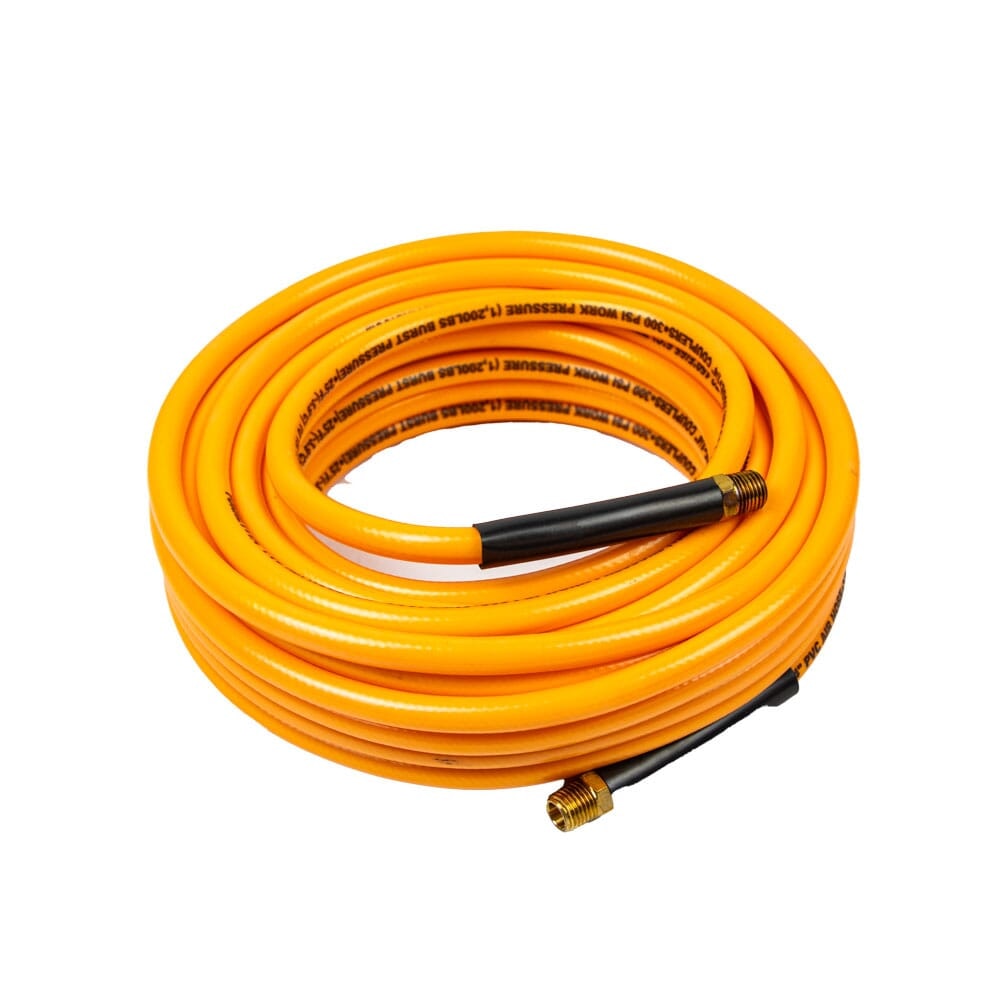 PVC Air Hose, Yellow, 1/4 in x 50ft