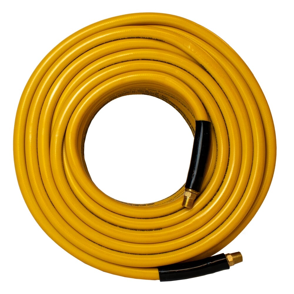 PVC Air Hose, Yellow, 3/8 in x 100ft