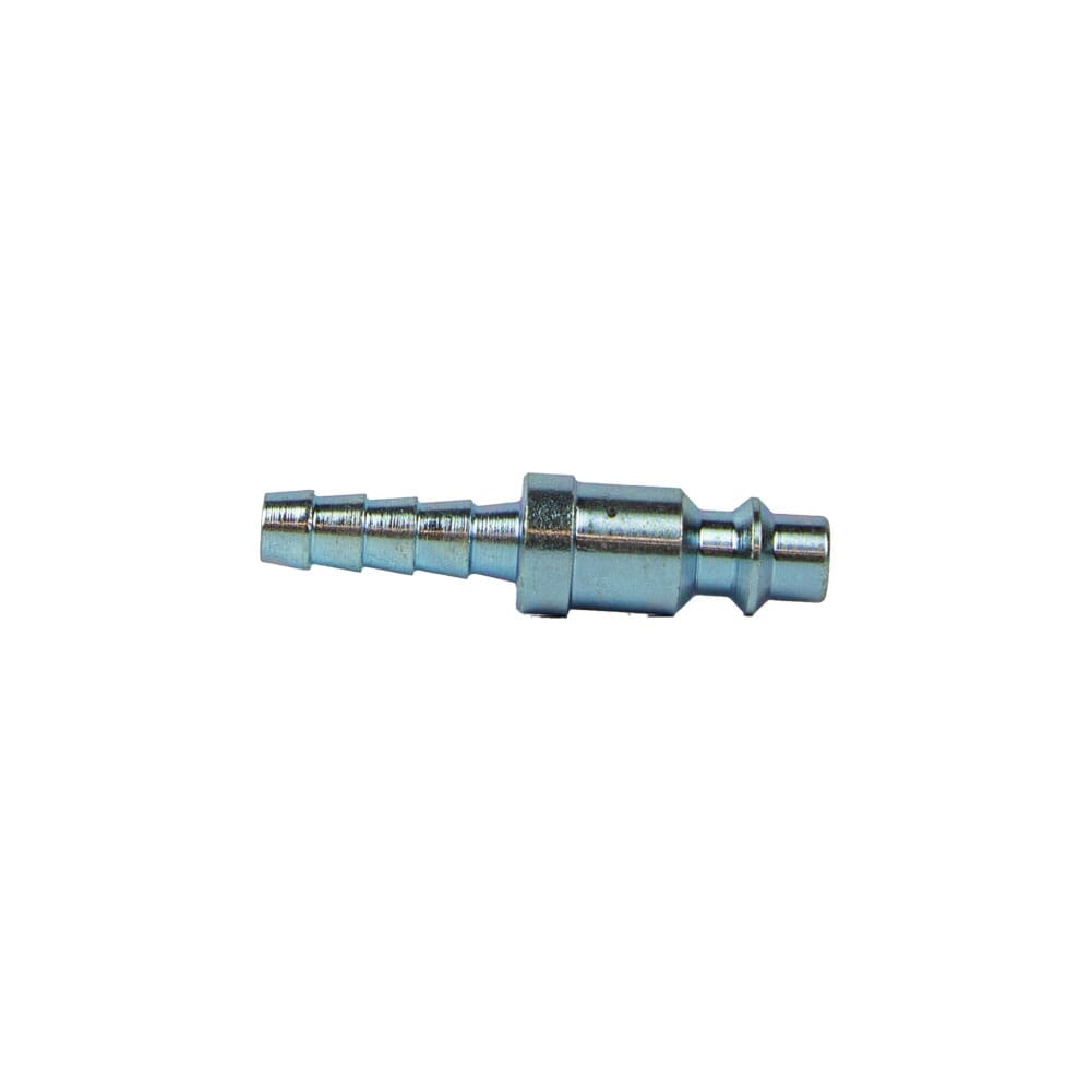 Industrial/Milton Style Plug, 1/4 in x 1/4 in Hose Barb