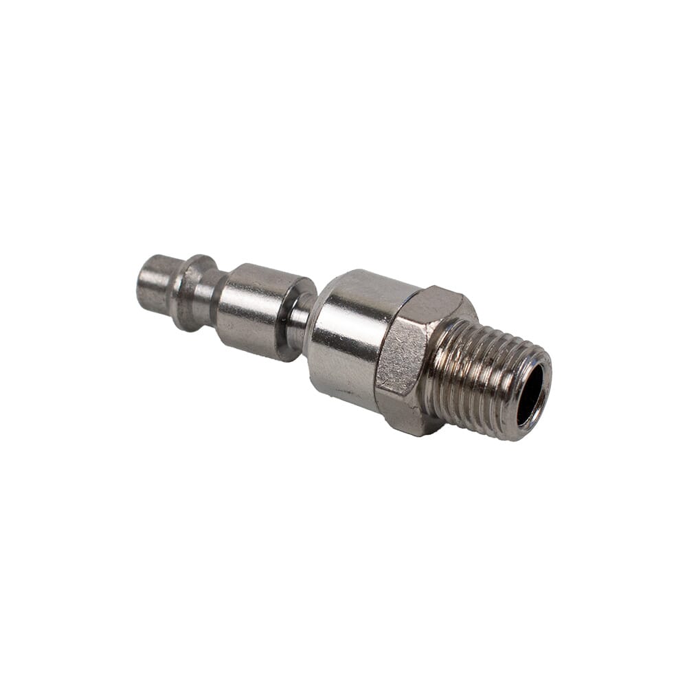 1/4 IN I/M® COMPATIBLE 360 DEGREE SWIVEL QC PLUG W/ 1/4 IN MNPT CONNECTION