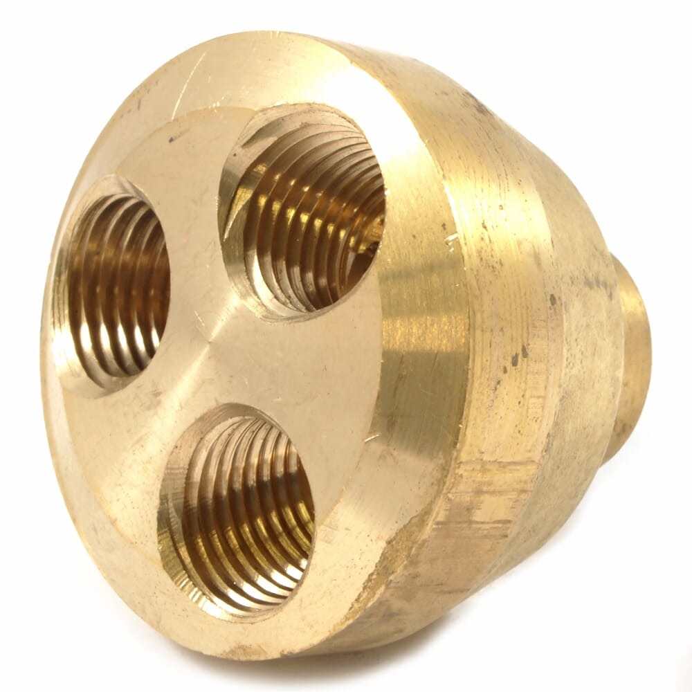 Manifold, Brass, 3/8 in NPT x 1/4 in NPT (Discontinued)