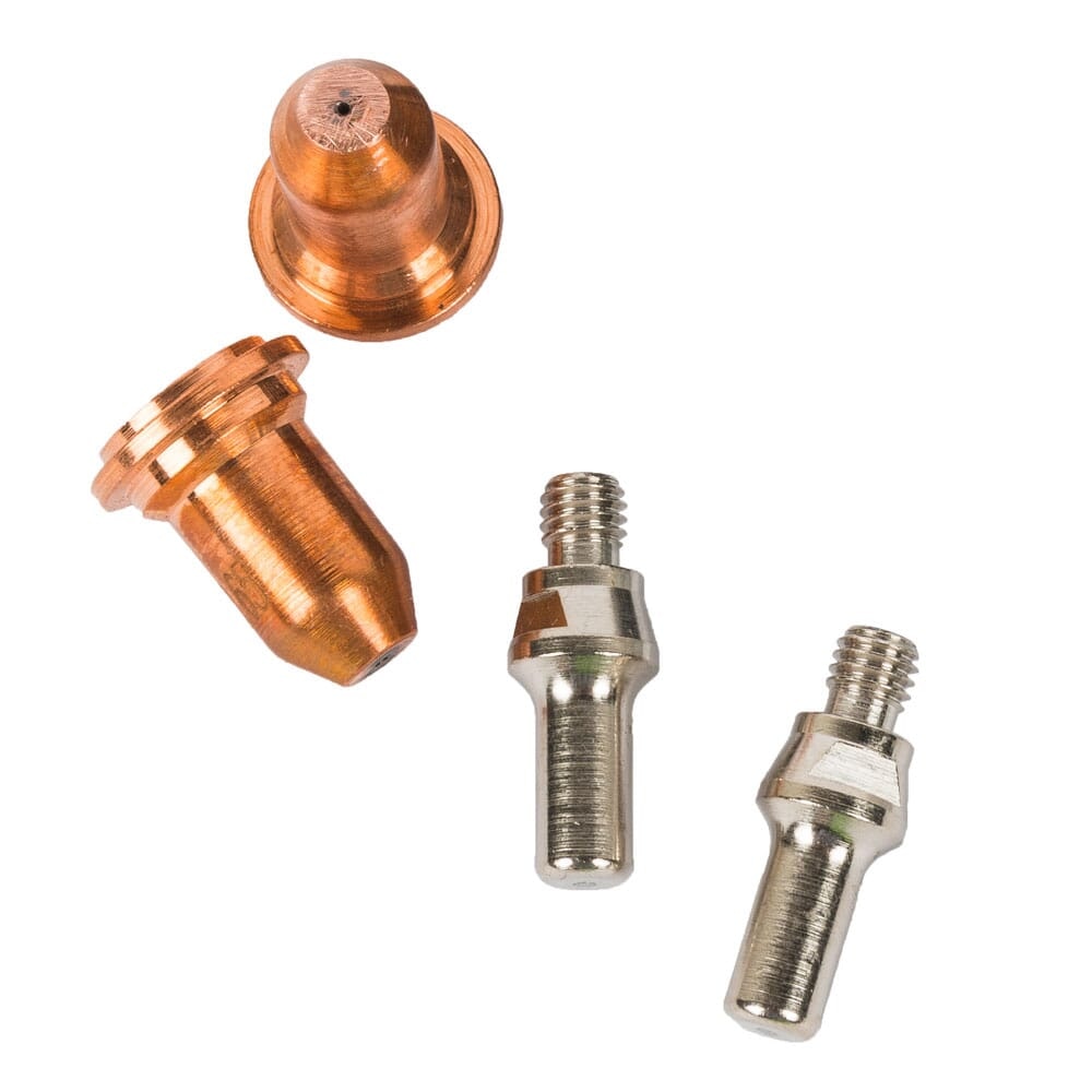 Forney Plasma Cutter Electrodes and Tips Consumable Kit, 20 AMP, 4-Pack