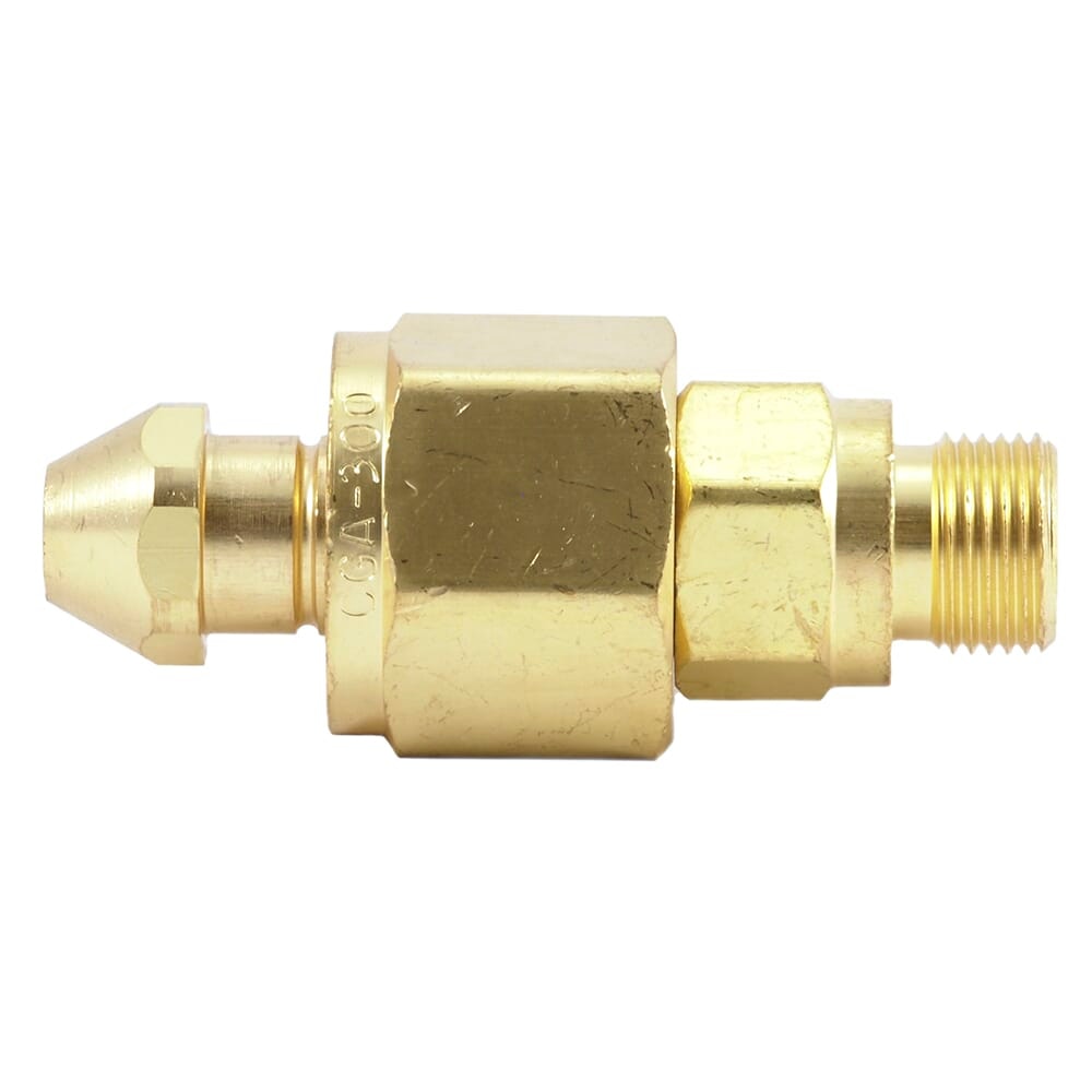 Cylinder to Regulator Adapter, CGA-300 to CGA-200
